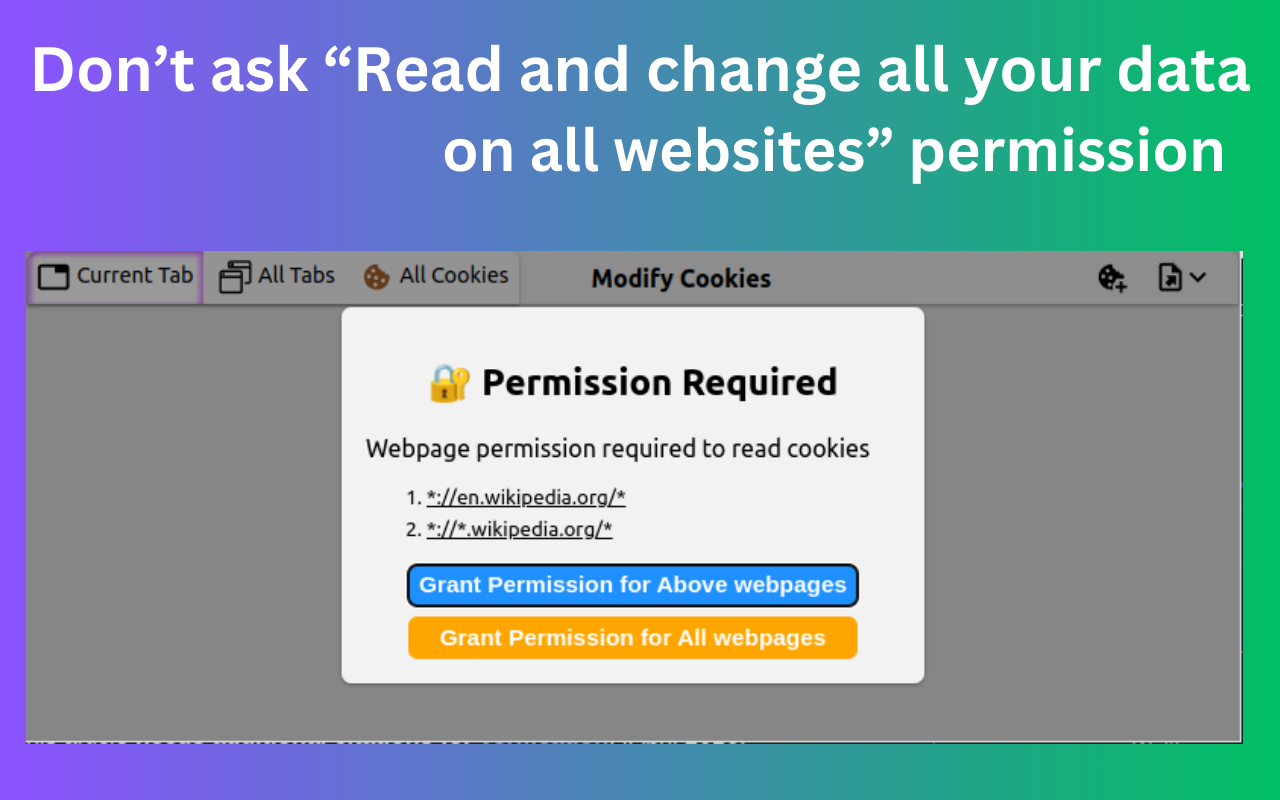 modifyCookie - 高级 cookie 编辑器_chrome插件下载,最新浏览器扩展,crx离线安装包 - 插件小屋