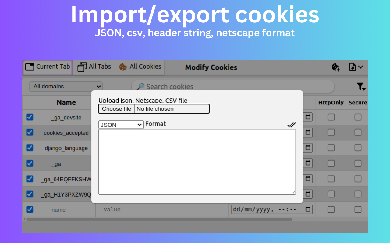 modifyCookie - 高级 cookie 编辑器_chrome插件下载,最新浏览器扩展,crx离线安装包 - 插件小屋